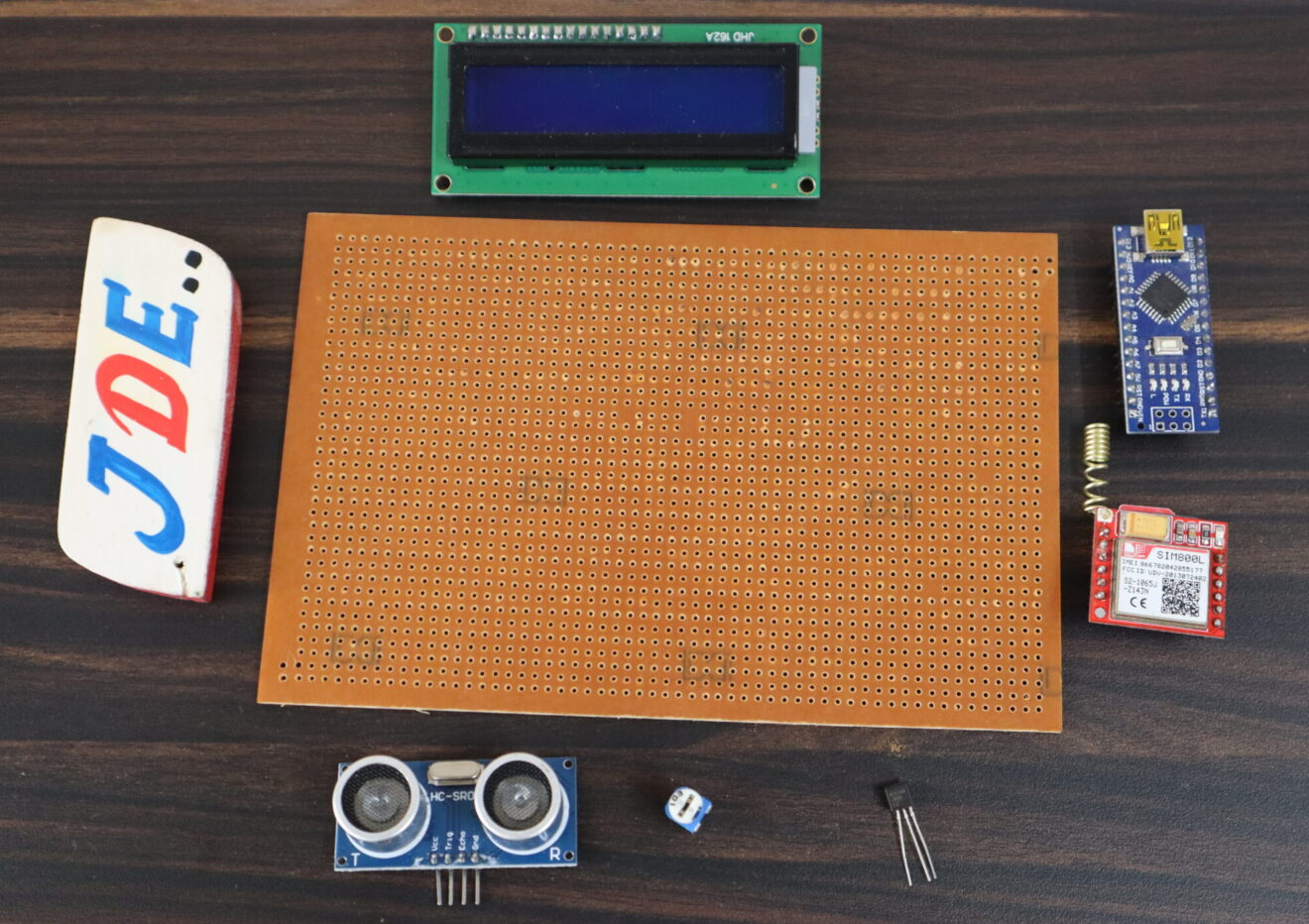 Temperature Water Level Indicator With Gsm And Arduino