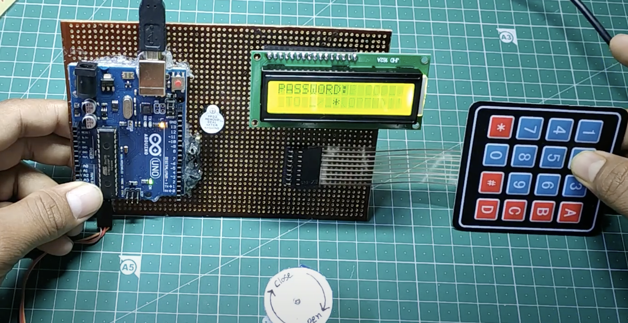 Password Based Door Lock Security System Using Arduino
