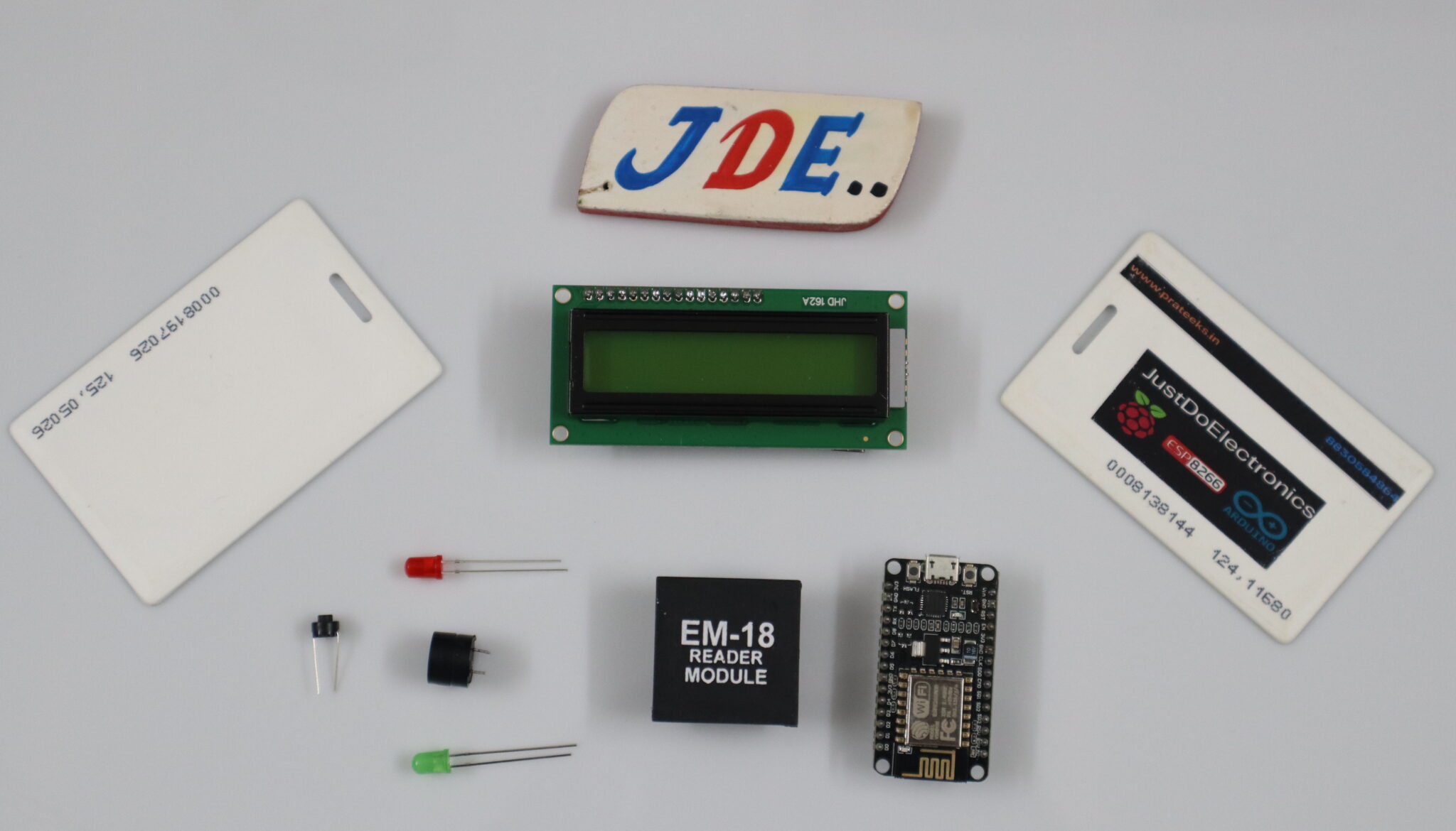 Smart Shopping Cart Using EM-18 RFID And NodeMCU