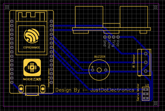 Smart Dustbin With New Blynk App Using ESP8266