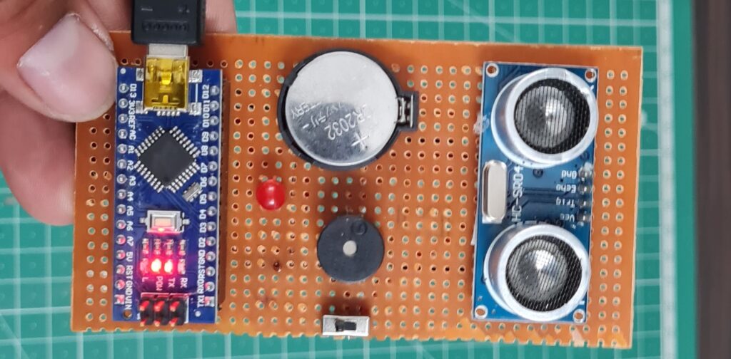 Social Distancing Device Using Ultrasonic Sensor And Arduino