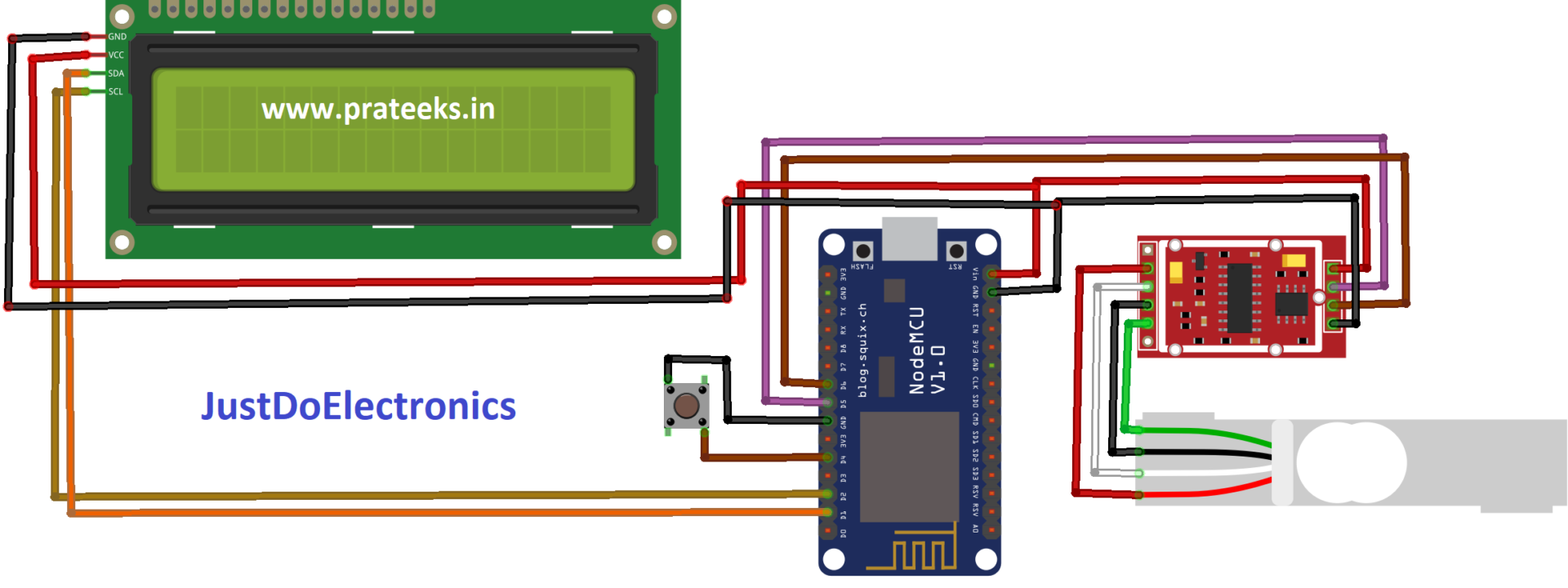 Weight Scale With ESP8266 & Blynk App