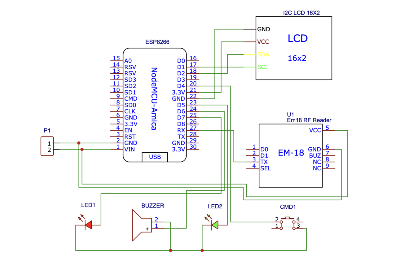 Smart Shopping Cart Using EM-18 RFID And NodeMCU