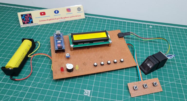 Fingerprint Based Voting System Using Arduino