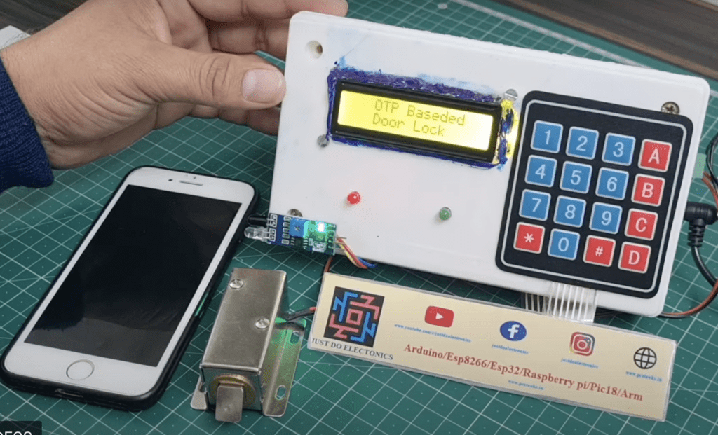OTP Based Door Lock Using Arduino And SIM800L