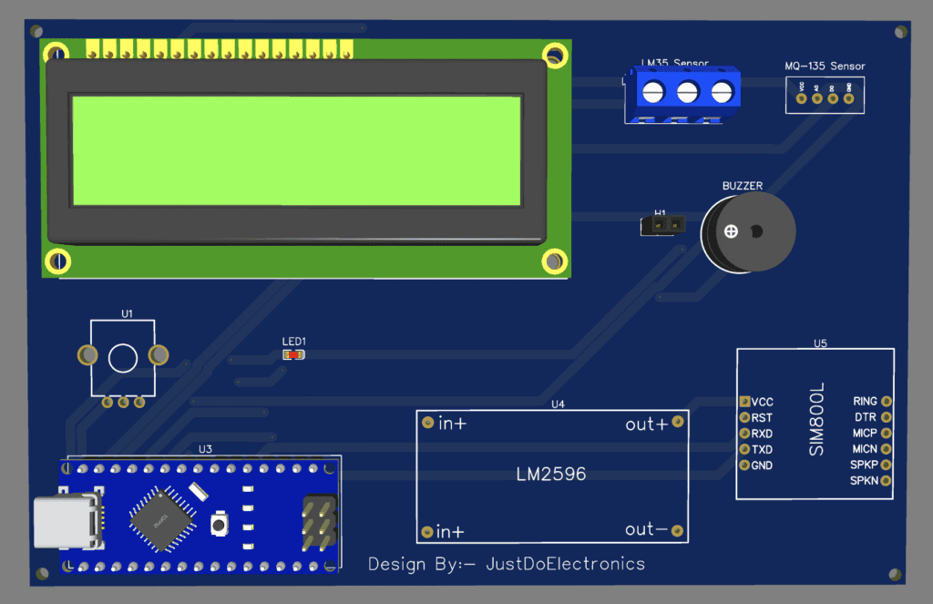 Gas And Temperature Monitoring With Arduino