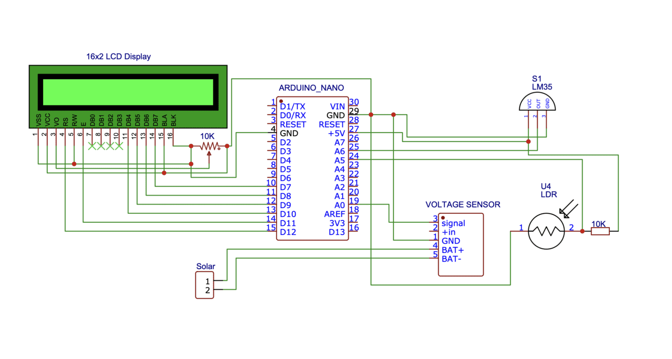 Solar Voltage Tracker Using Arduino