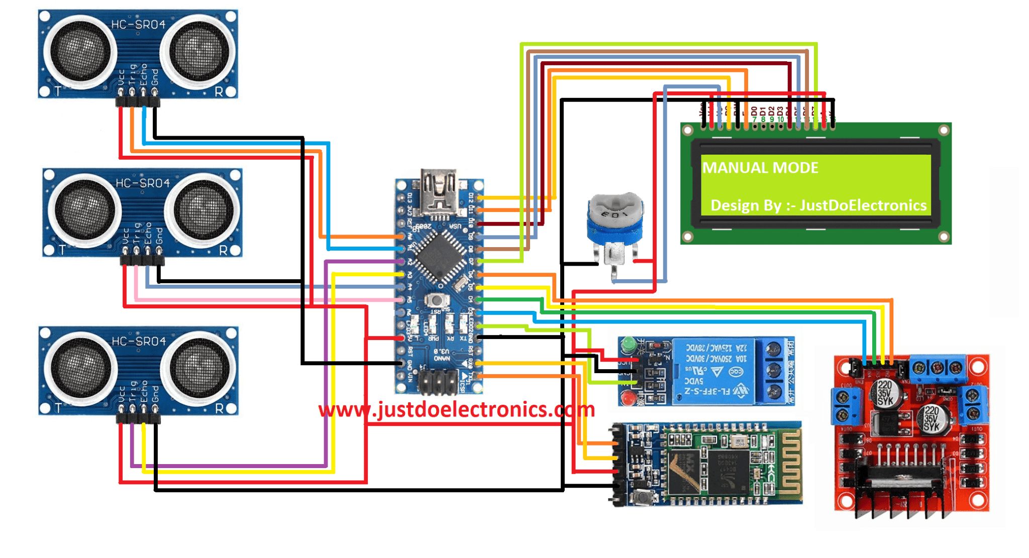 Floor Cleaning Robot Using Arduino