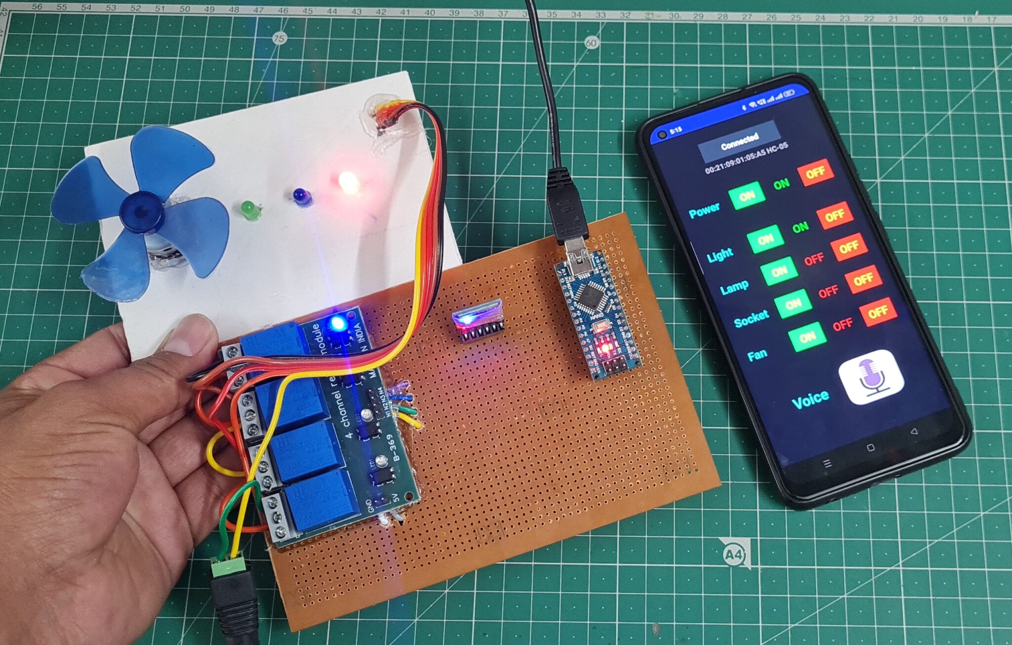 Home Automation Using Arduino And Bluetooth