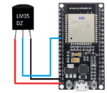 ESP32 LM35 Temperature Sensor