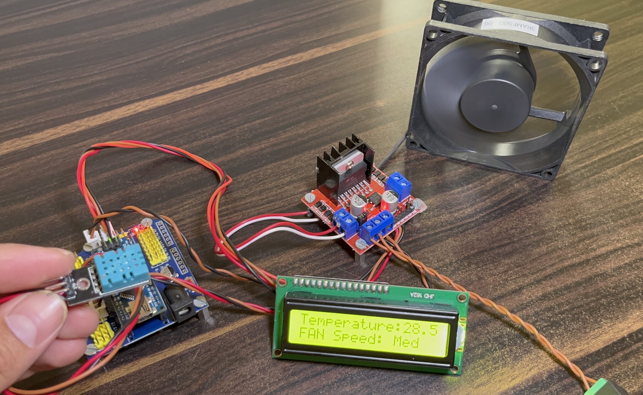 Temperature Based Fan Speed Controll