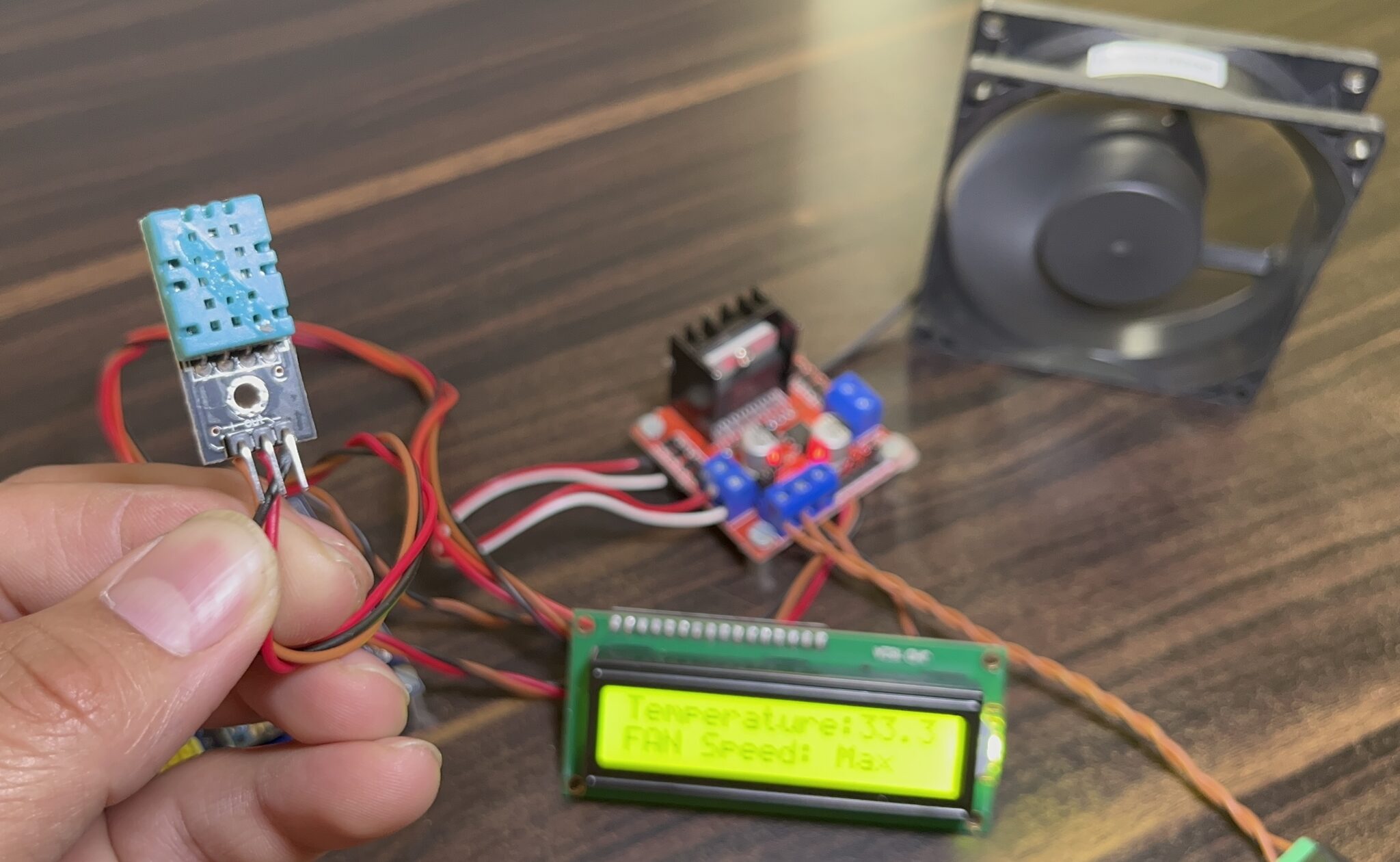 Temperature Based Fan Speed Controll